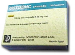 اكتوزنك كبسول لعلاج ومنع الامراض الناتجه عن نقص الزنك – روشتة للدواء