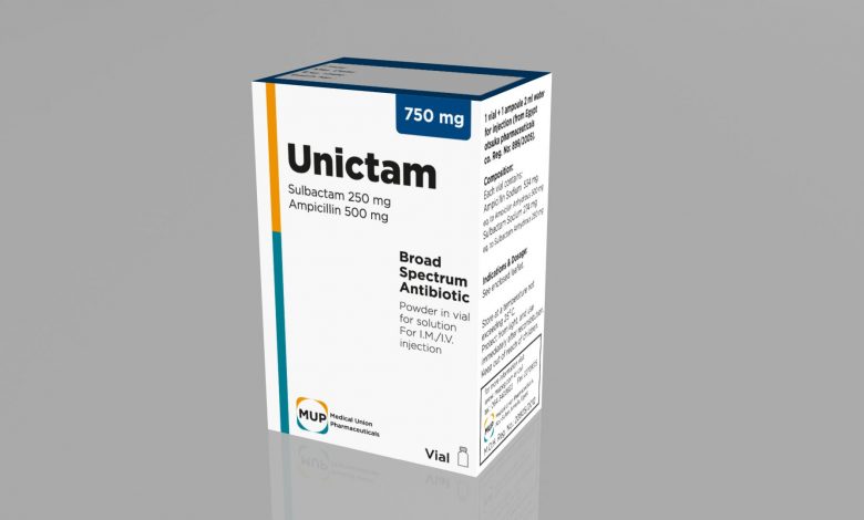 دواء يونيكتام Unictam مضاد حيوي واسع المجال مضاد للالتهابات البكتيرية ...