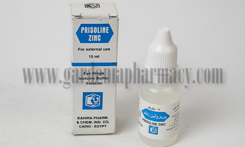 قطرة عين بريزولين زنك Prisoline Zinc لحساسية العين ومزيلة للاحتقان ...